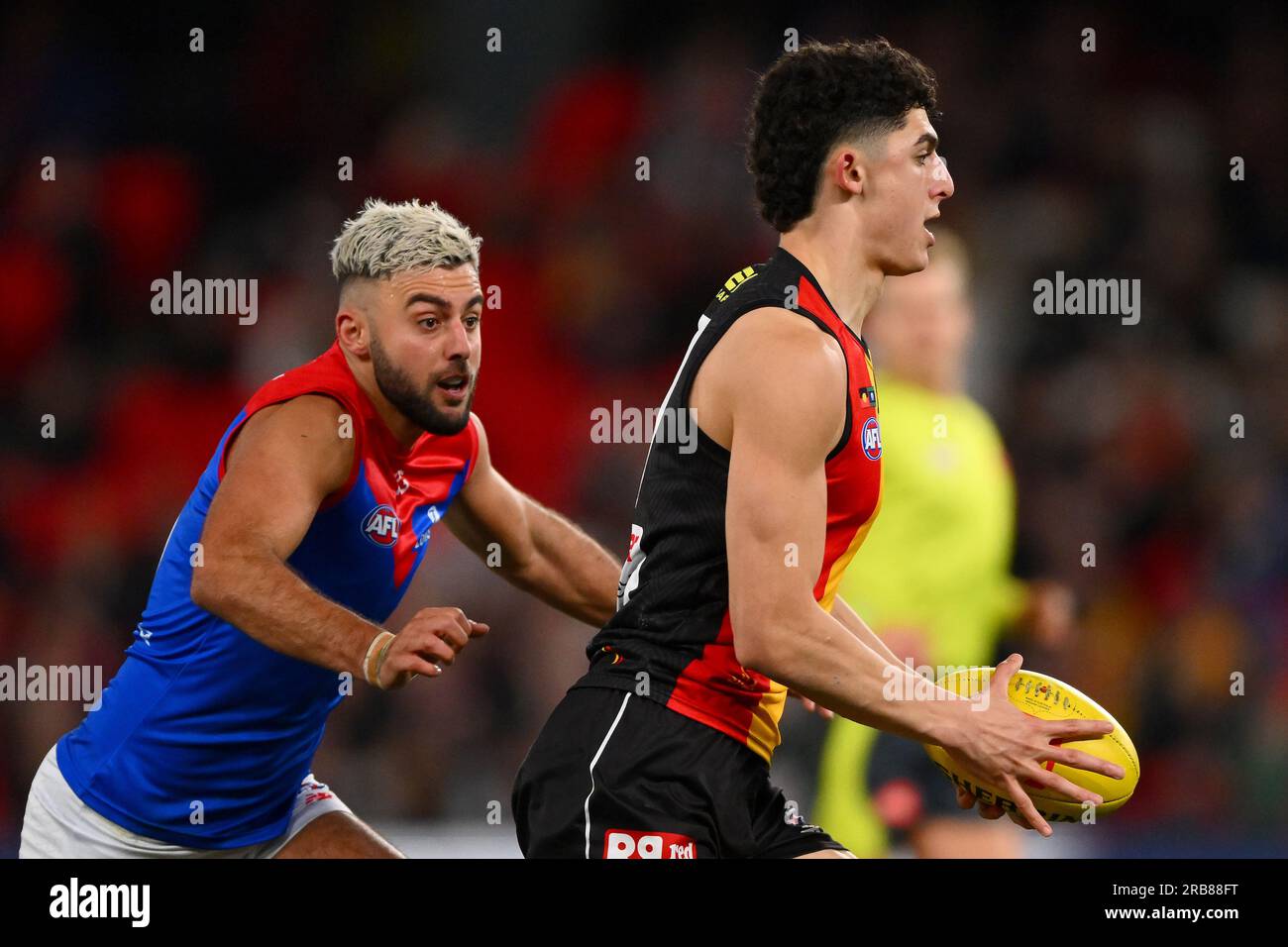 Melbourne, Australia. 08th July, 2023. Christian Salem of the Demons ...