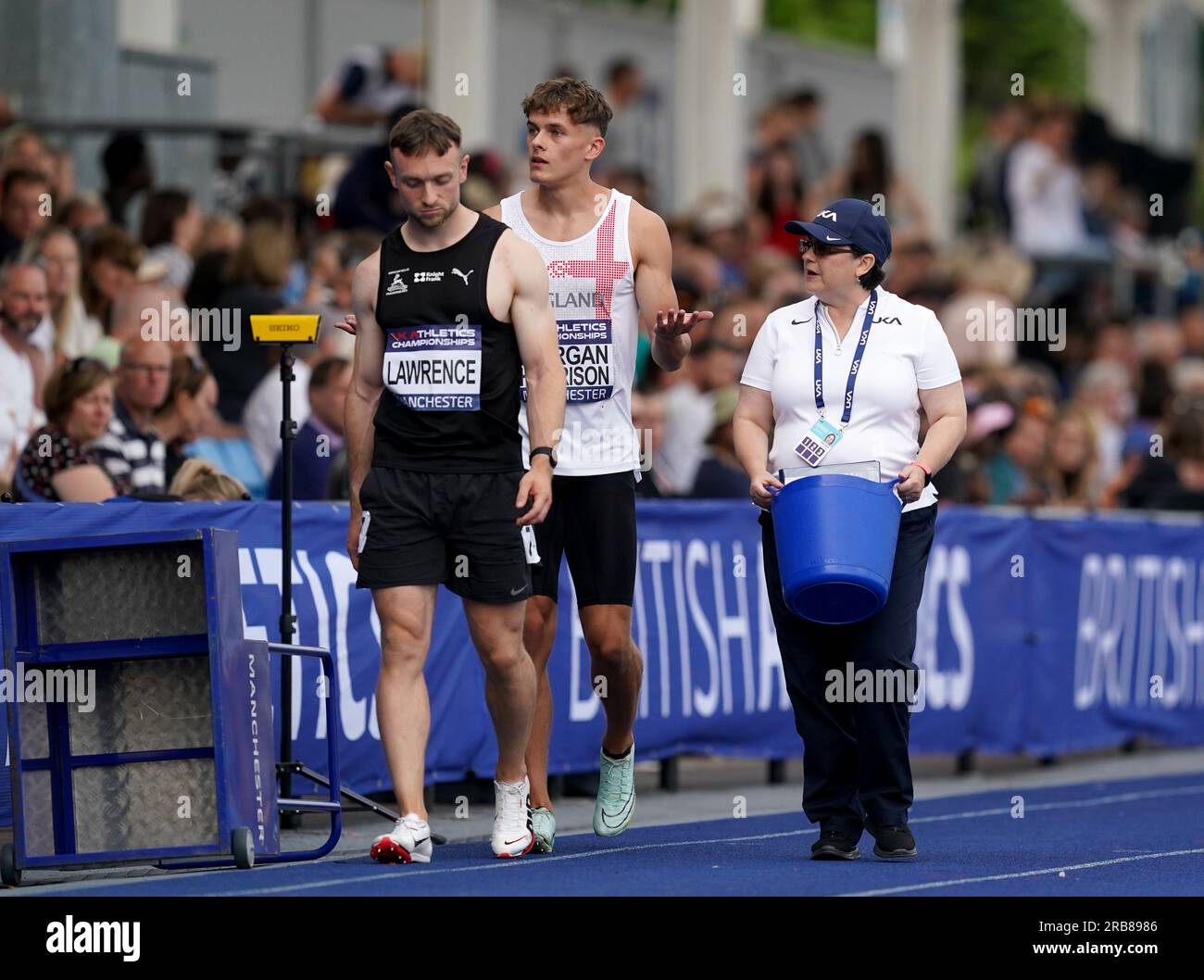 David Morgan-Harrison and Jack Lawrence after being disqualified from ...