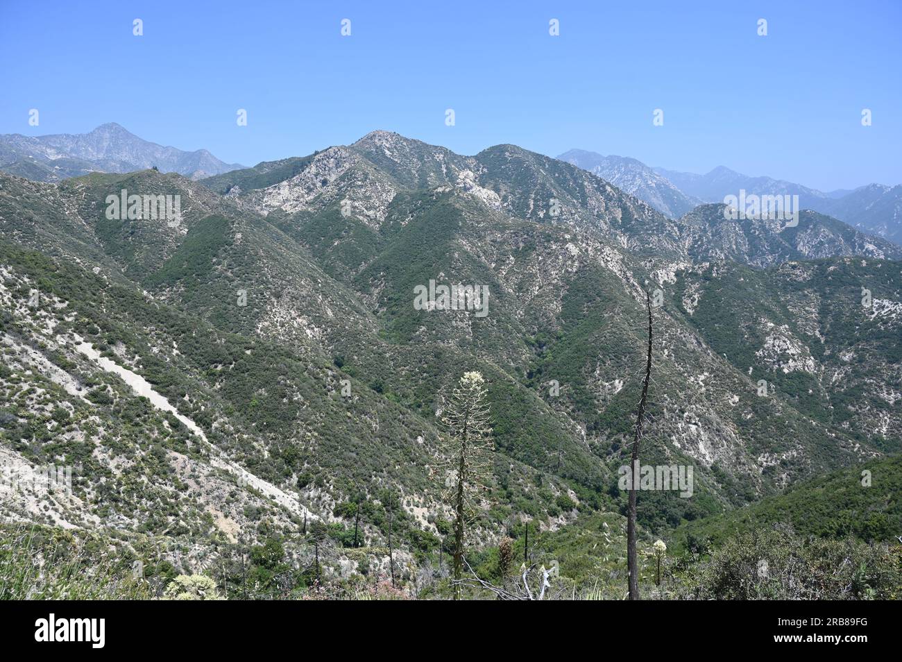 San Gabriel Mountains near Pasadena, California Stock Photo - Alamy