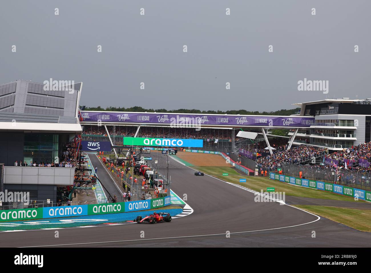 Silverstone, UK. 08th July, 2023. Carlos Sainz Jr (ESP) Ferrari SF-23 ...