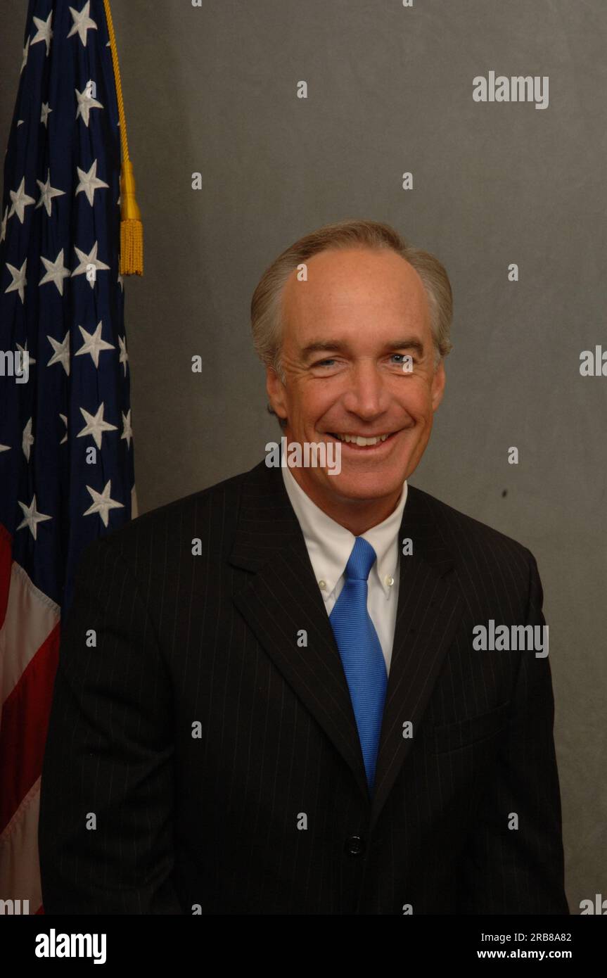 Official portrait of Secretary Dirk Kempthorne Stock Photo - Alamy