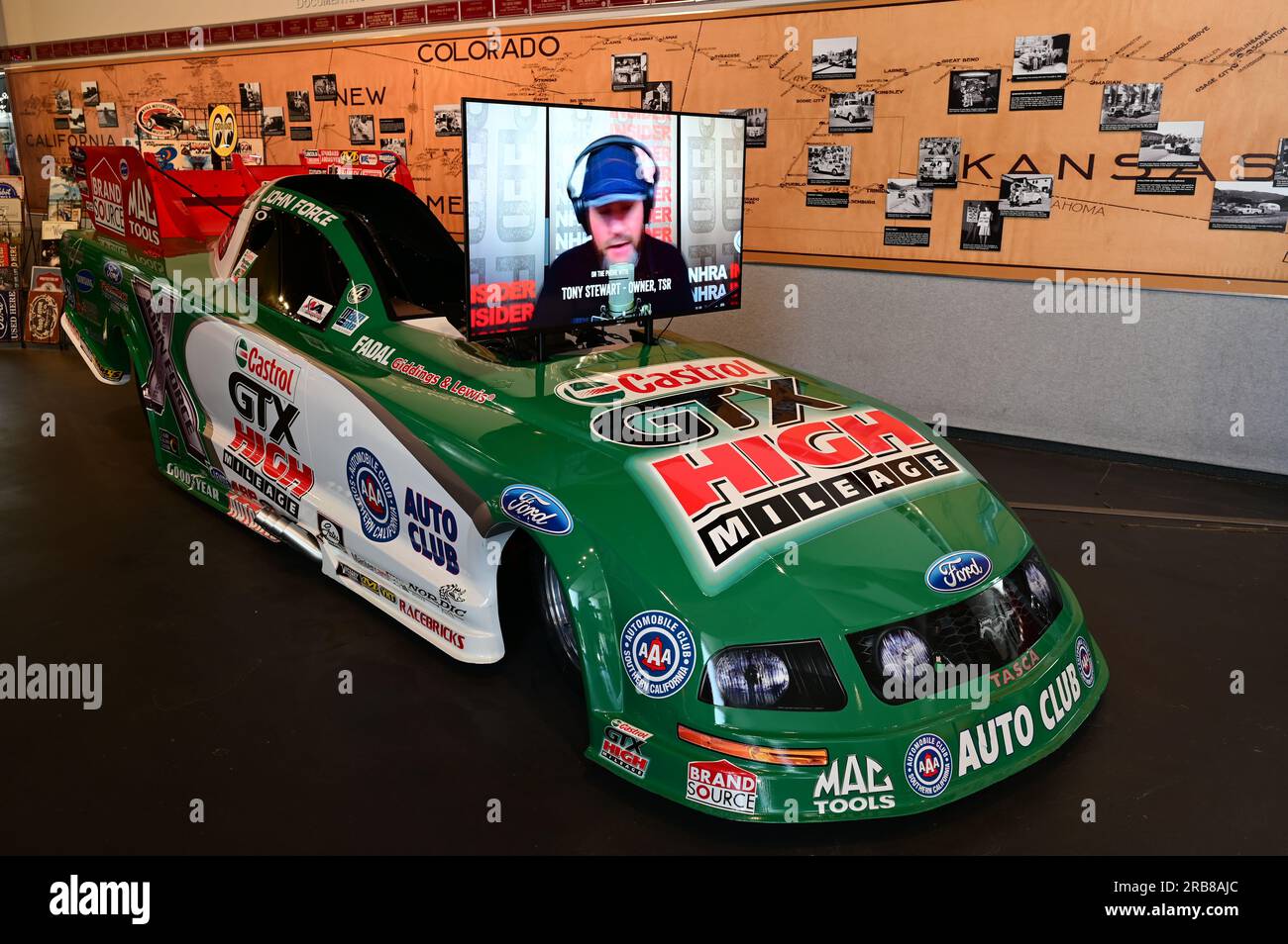 American drag racing car Stock Photo - Alamy