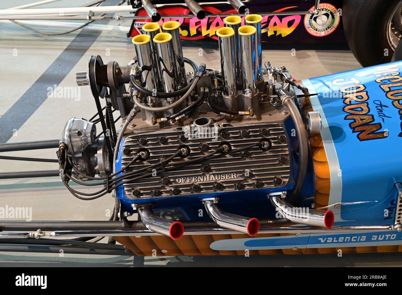 American drag racing car Stock Photo - Alamy