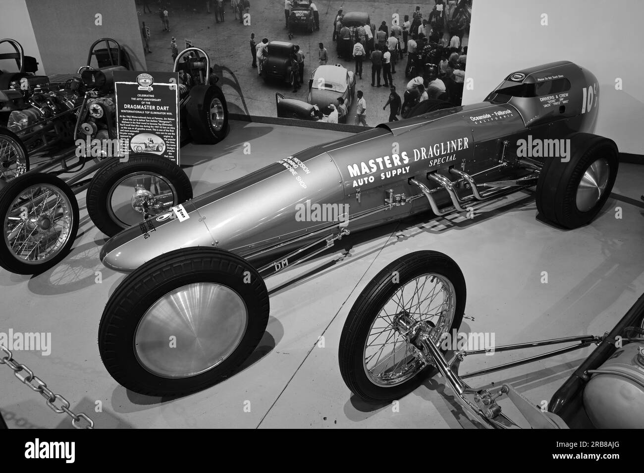 American drag racing car Stock Photo - Alamy