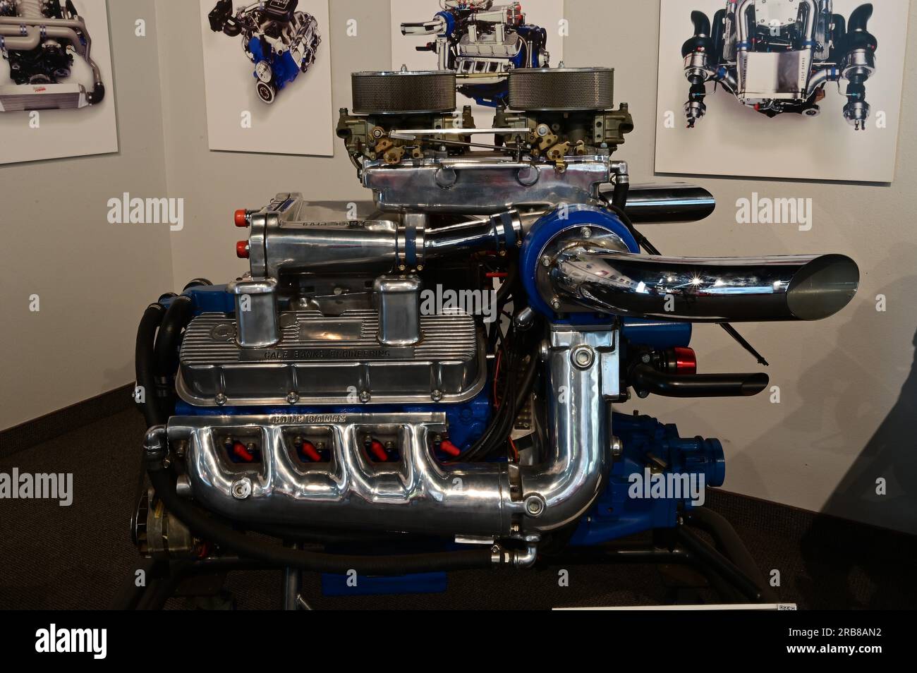 A tuned petrol engine Stock Photo - Alamy