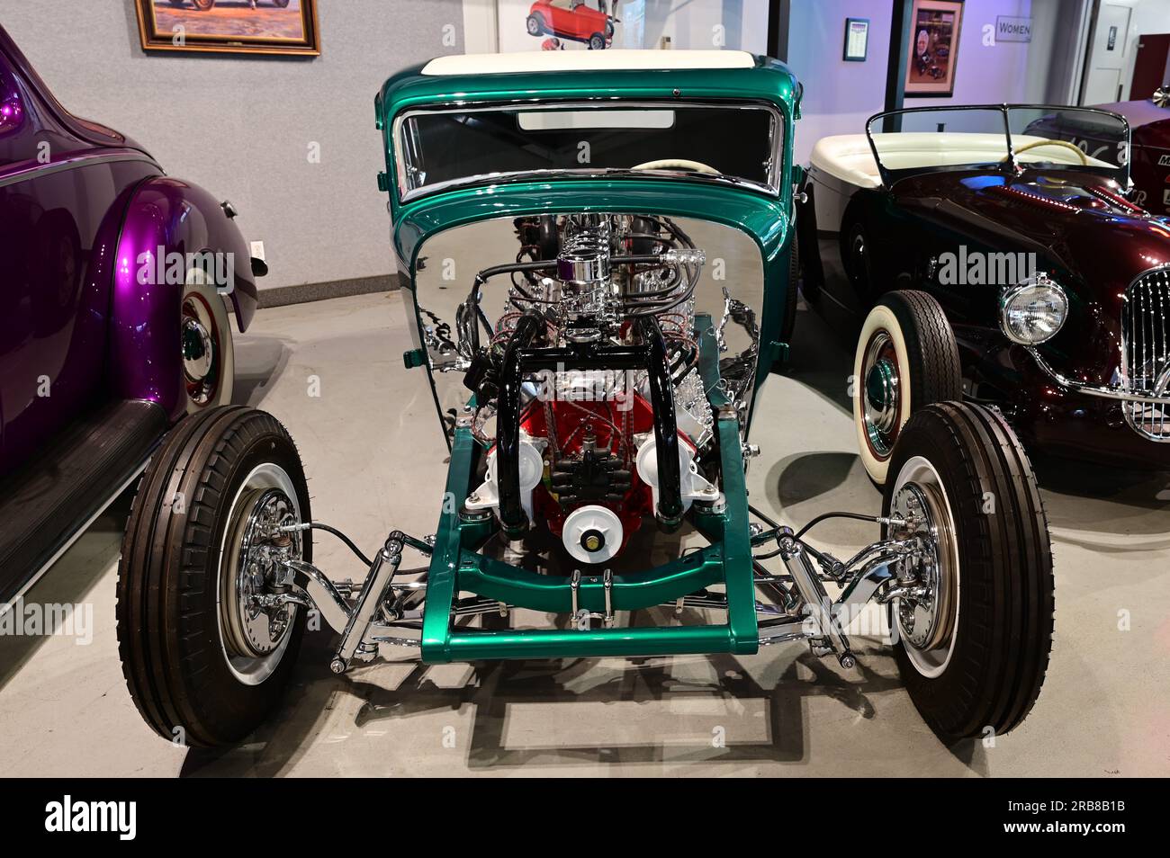 Lew Thompson 1932 Ford Five Window Coupe Stock Photo - Alamy