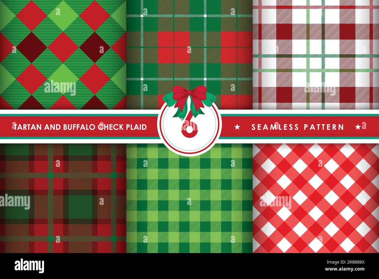 Buffalo plaid backgrounds Stock Vector Images - Alamy