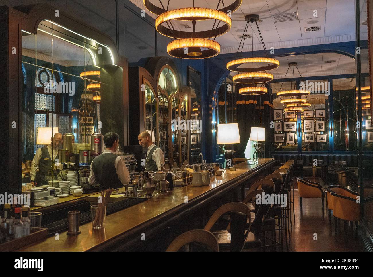 The bar of Hotel Alfonso XIII in Seville,Spain designed by architect ...