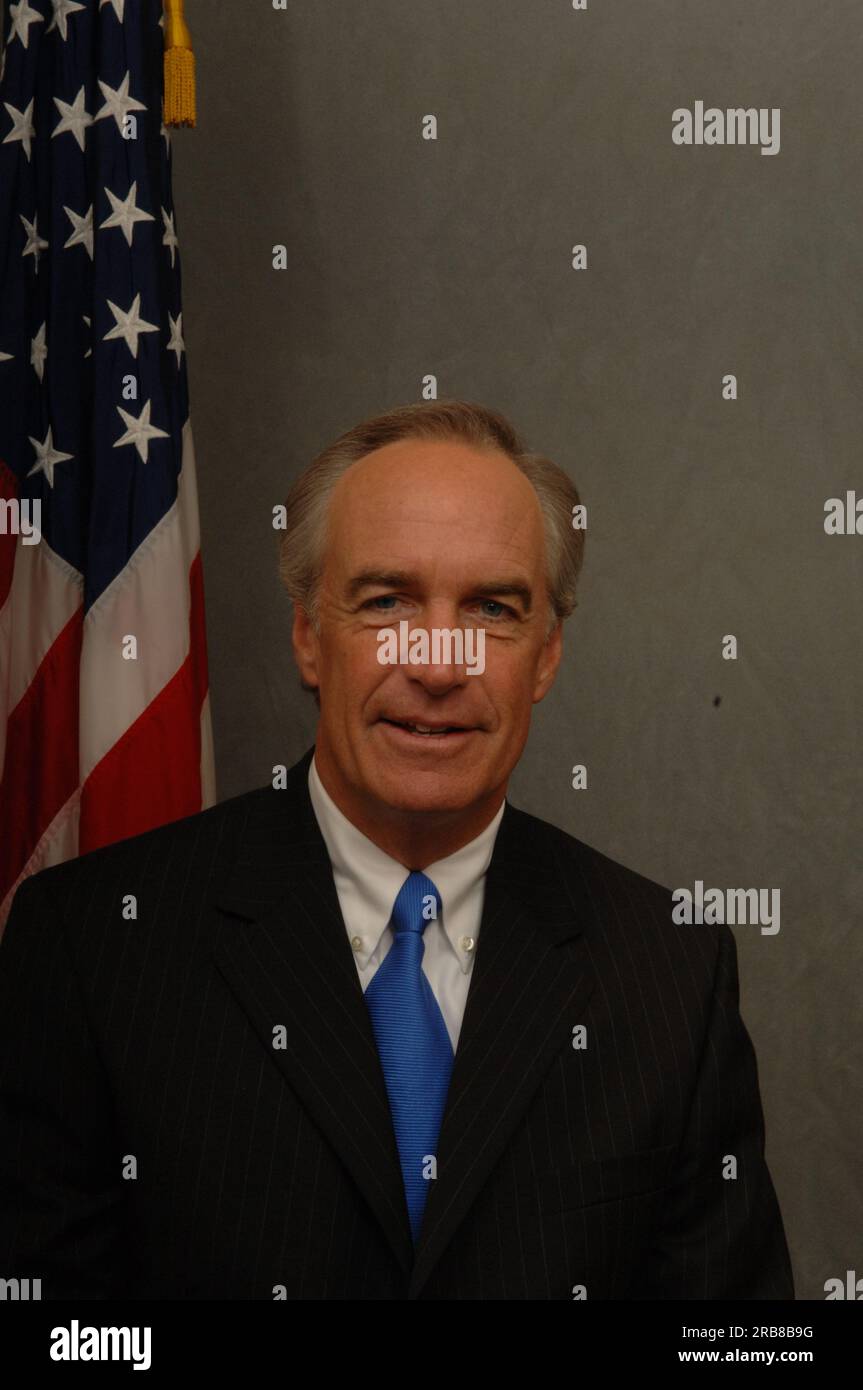 Official portrait of Secretary Dirk Kempthorne Stock Photo - Alamy