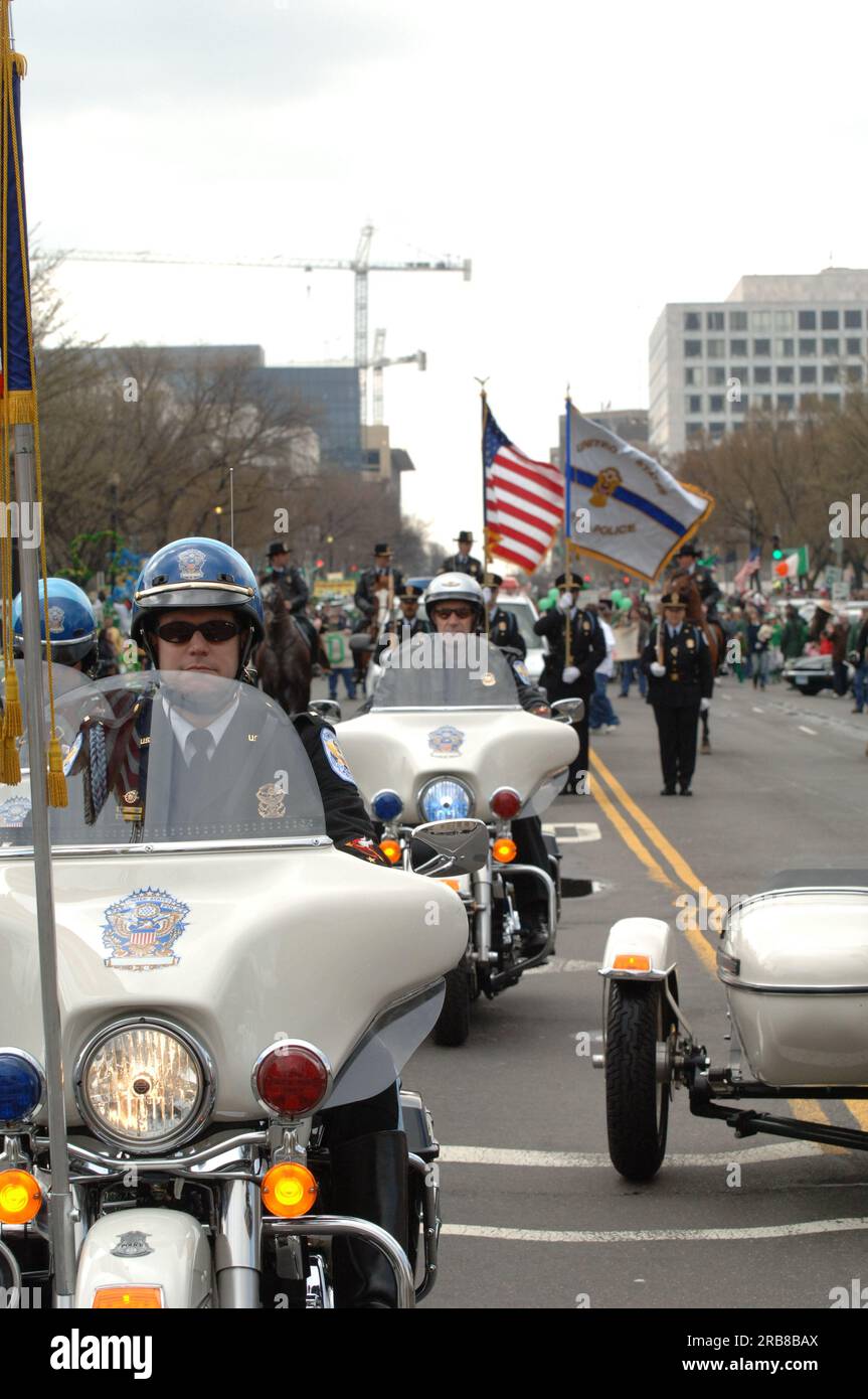 Annual St. Patrick's Day Parade along Constitution Avenue, Washington ...
