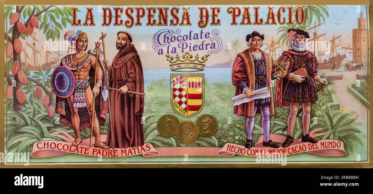 Chocolate bar wrapping of the chocolate shop and pastry Las Despensa de ...