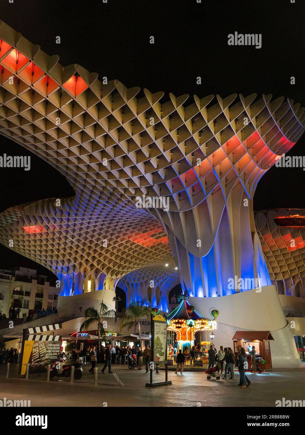 The largest wooden structure in the world Metropol Parasol,also known ...