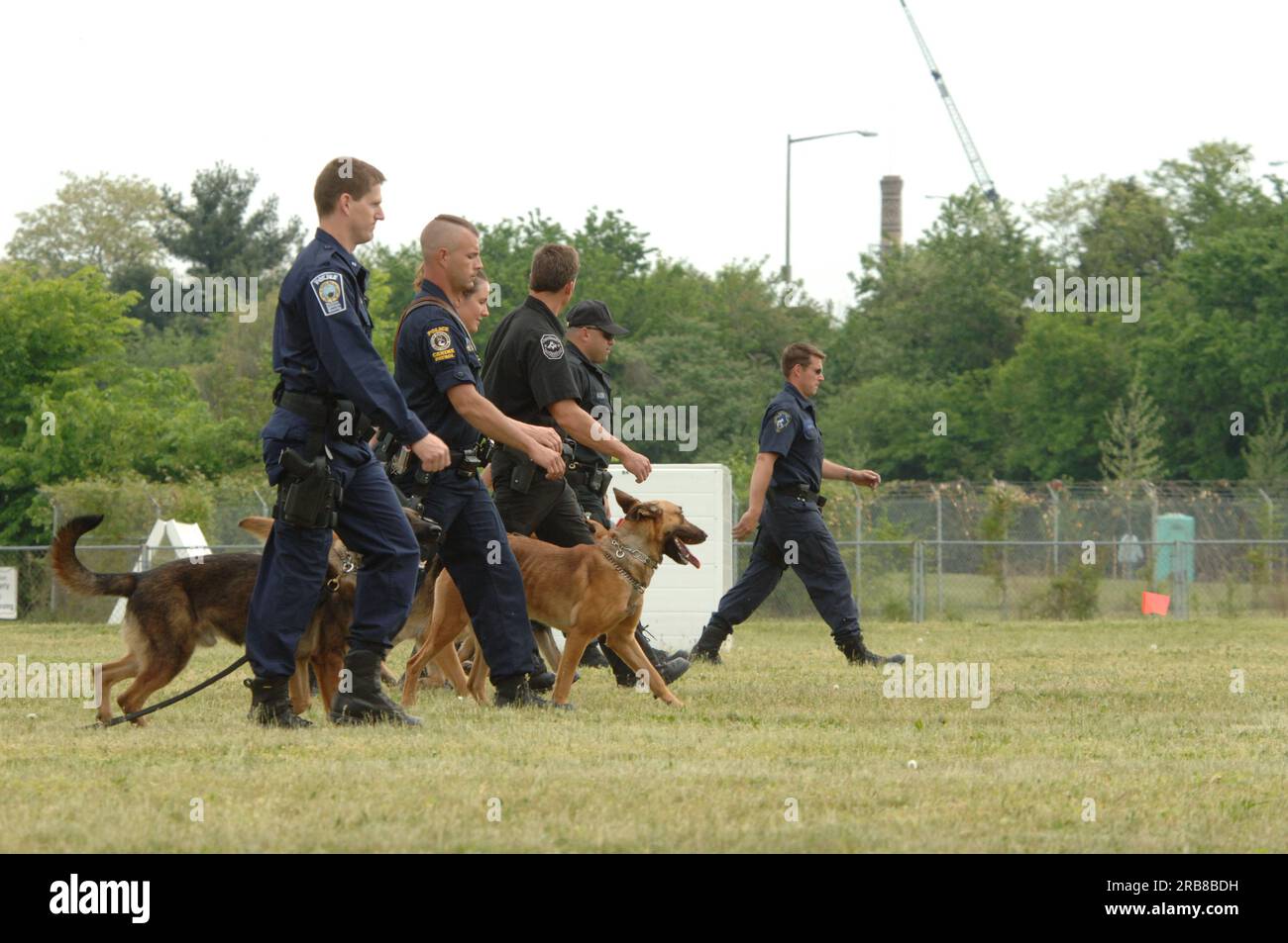 Law enforcement canine exercises on the occasion of the U.S. Park ...