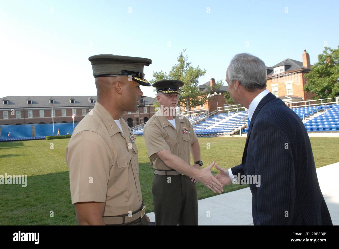 Visit of Secretary Dirk Kempthorne to the Marine Barracks, Washington ...