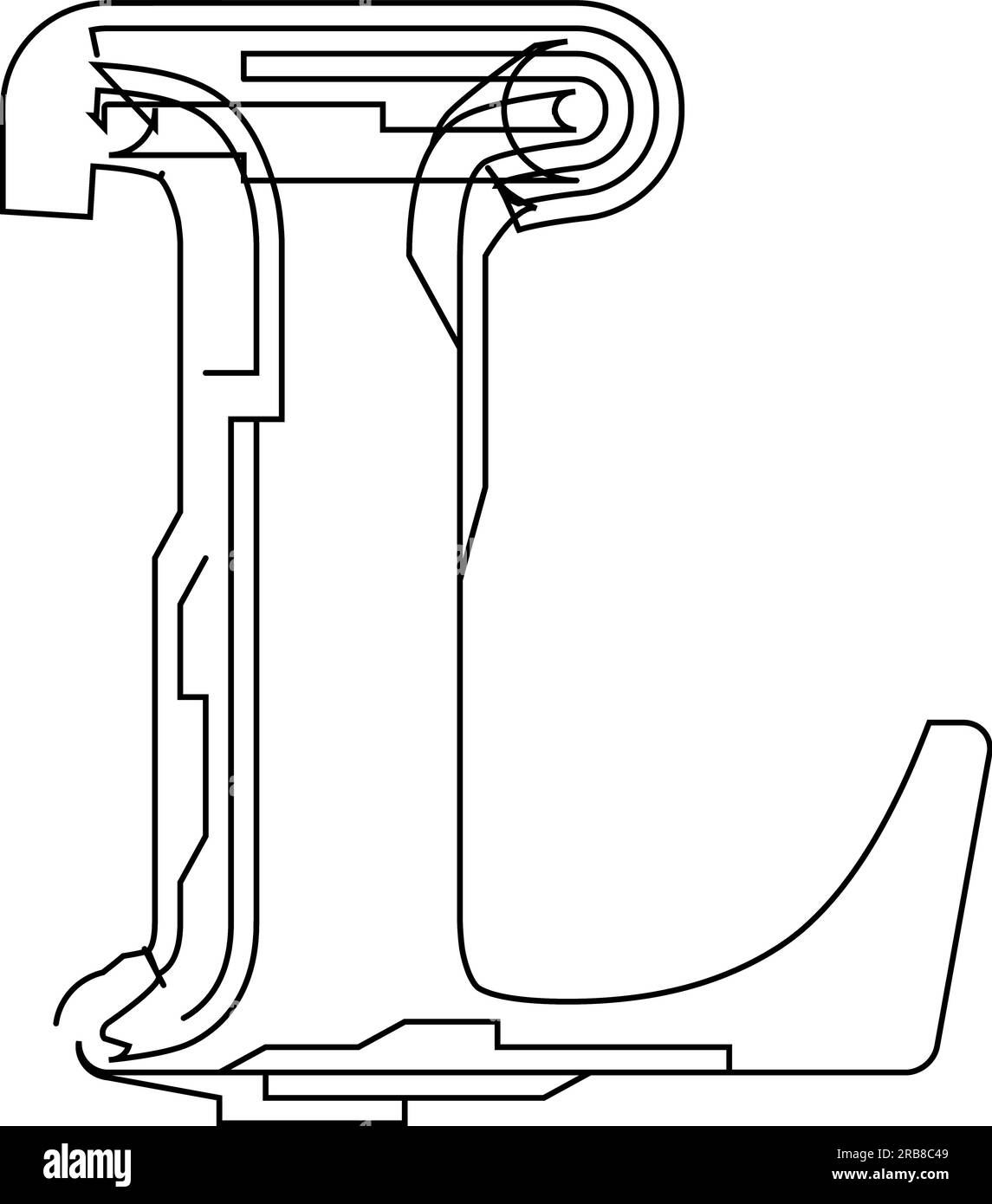 Letter l wireframe hi-res stock photography and images - Alamy