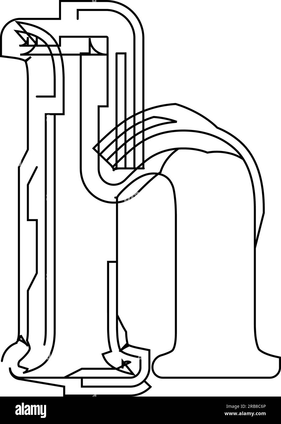 Architectural project font, technical draw style alphabet. Geometrical ... Architectural project font, technical draw style alphabet. Geometrical ...