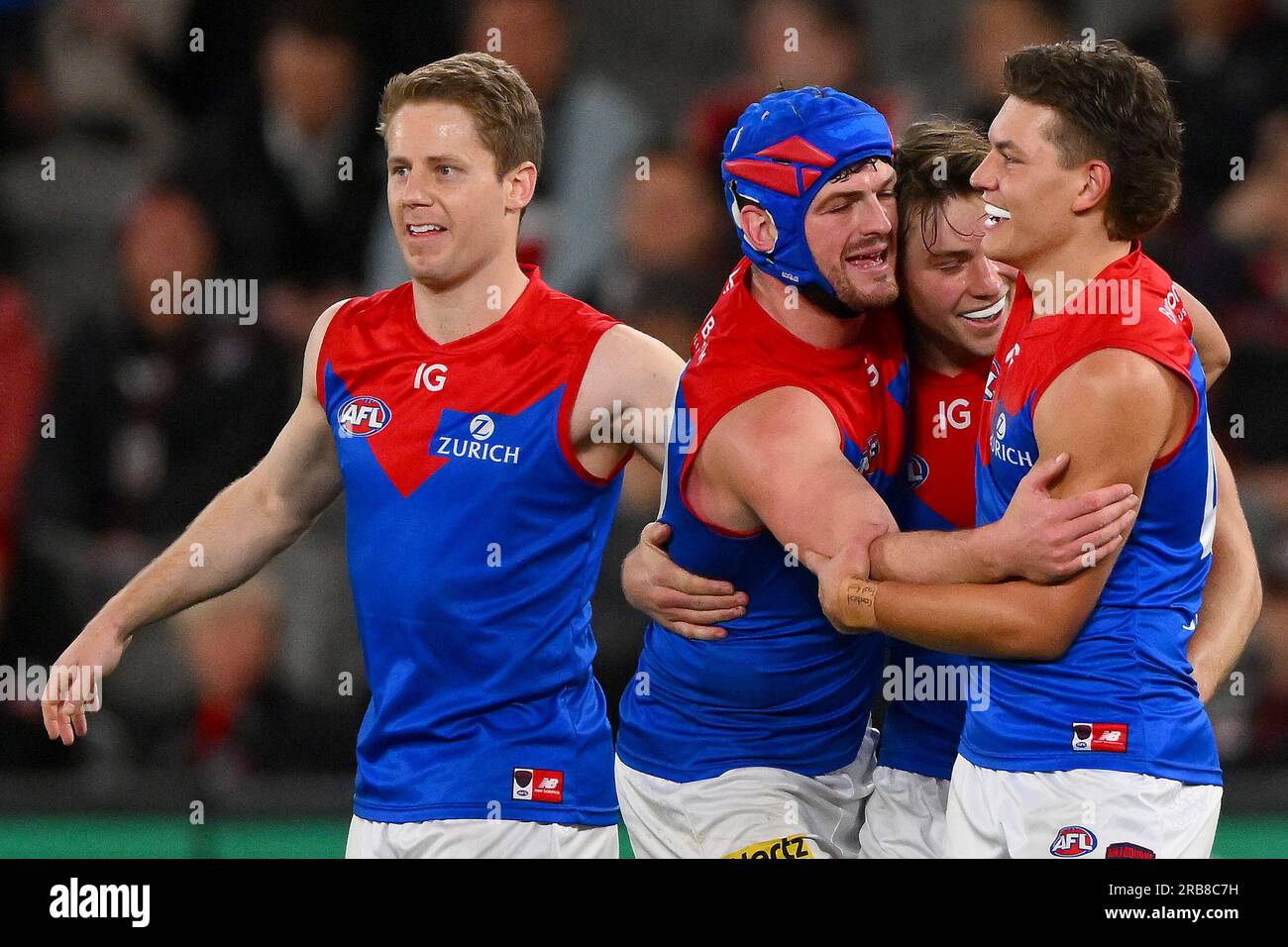 Melbourne, Australia. 08th July, 2023. Angus Brayshaw, Tom Sparrow and ...