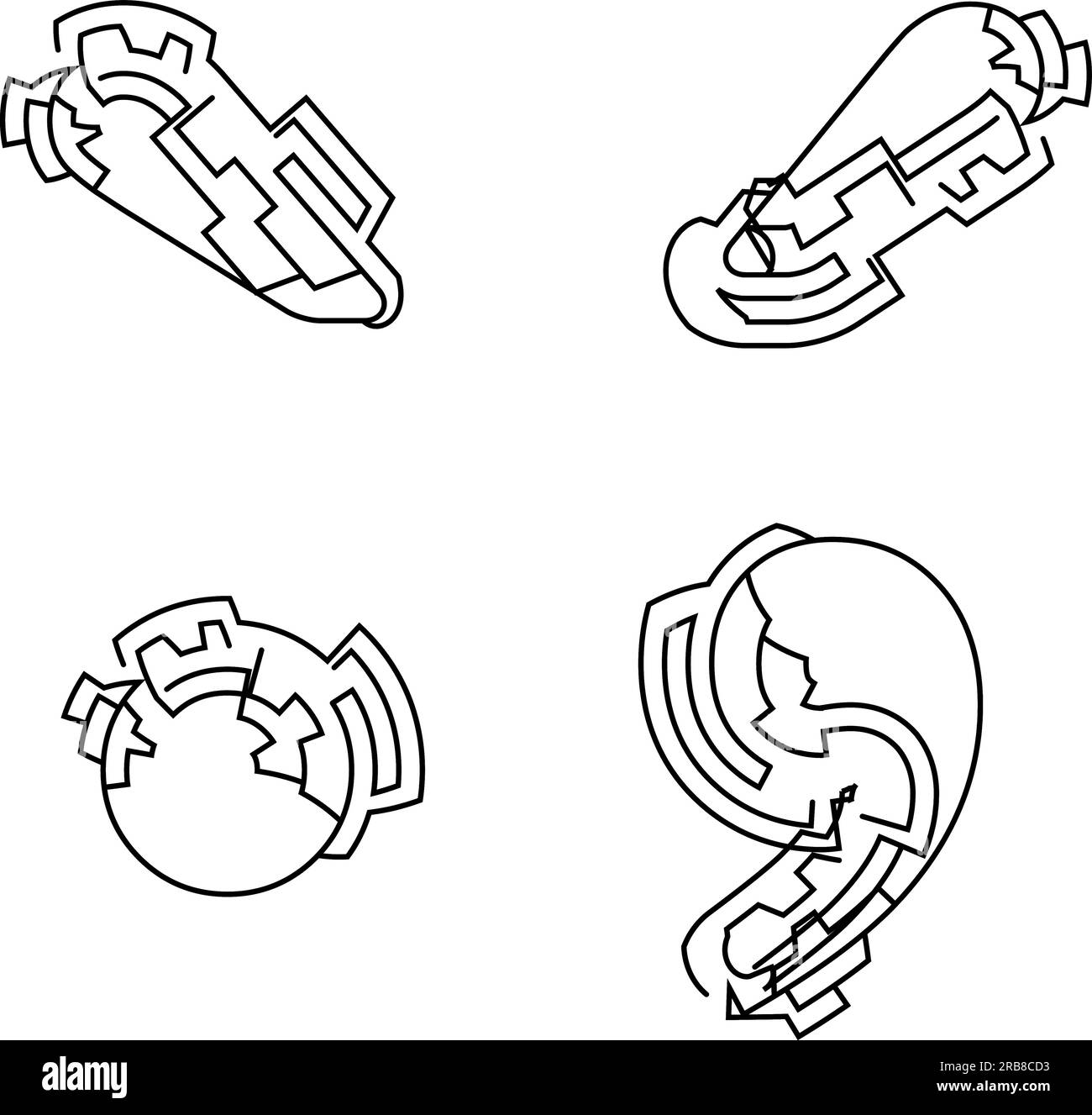 Comma punctuation Stock Vector Images - Alamy