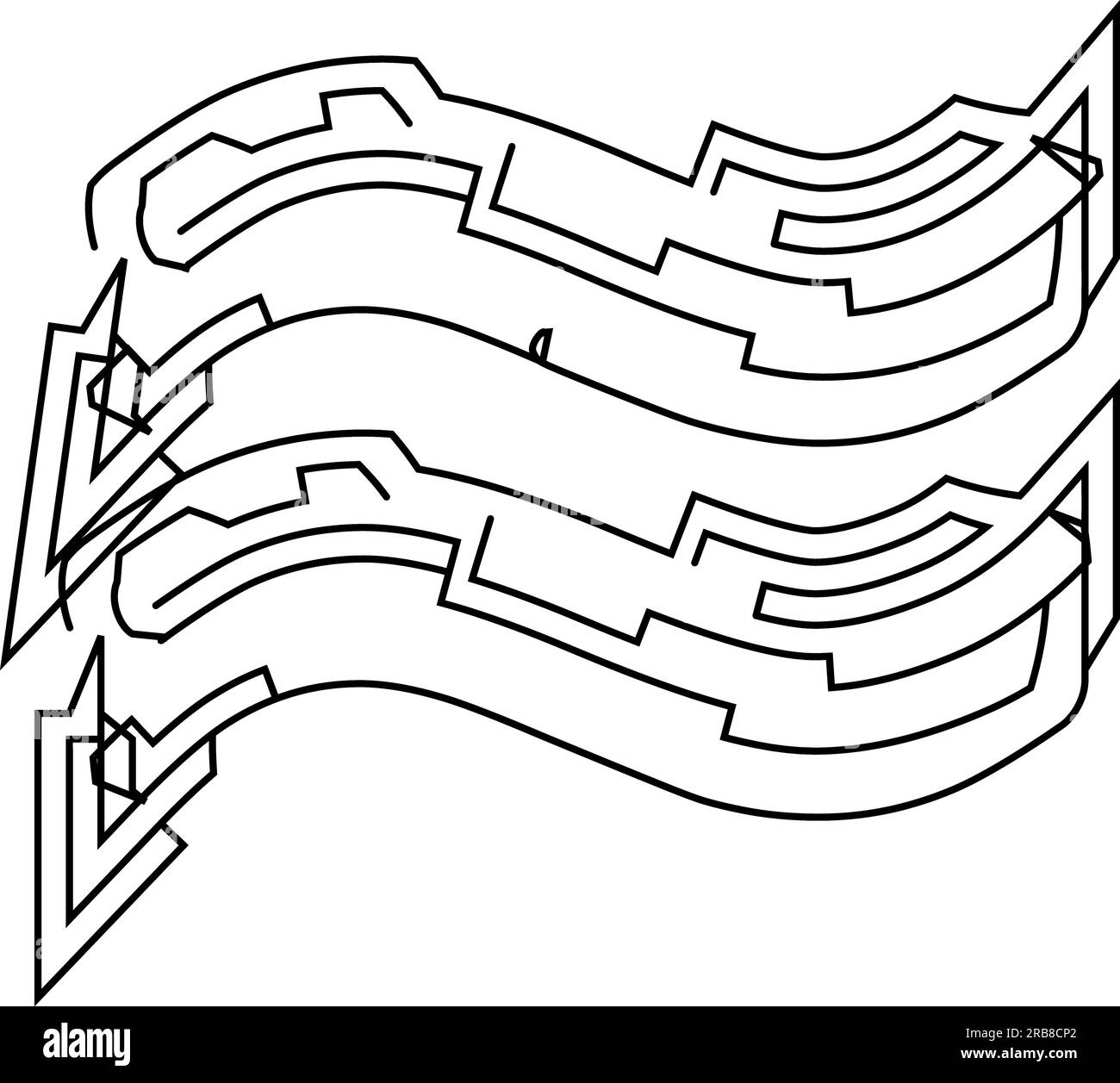 Architectural project font, technical draw style alphabet. Geometrical ...