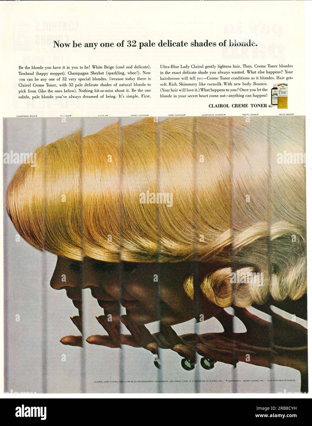 1960s advertisement in fashion magazine hi-res stock photography and ...