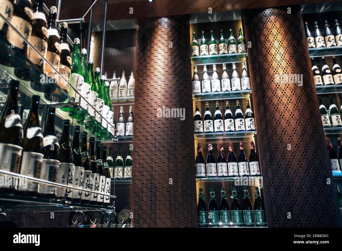 Interior of Zuma Japanese restaurant at DIFC in Dubai united Arab ...