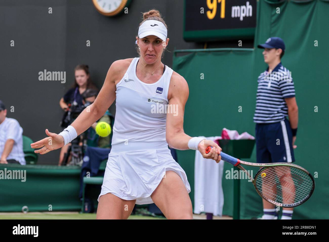 London, UK. 08th July, 2023. Beatriz Haddad Maia (BRA) during the 2023 ...