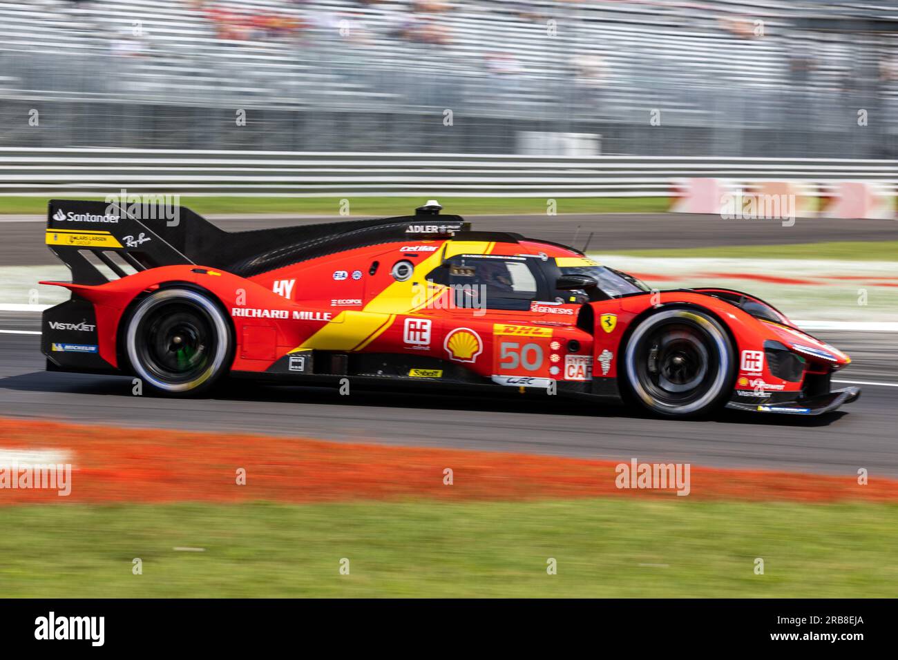 Monza, Italy. 08th July, 2023. July 8, 2023, Monza, Italy: FERRARI AF ...