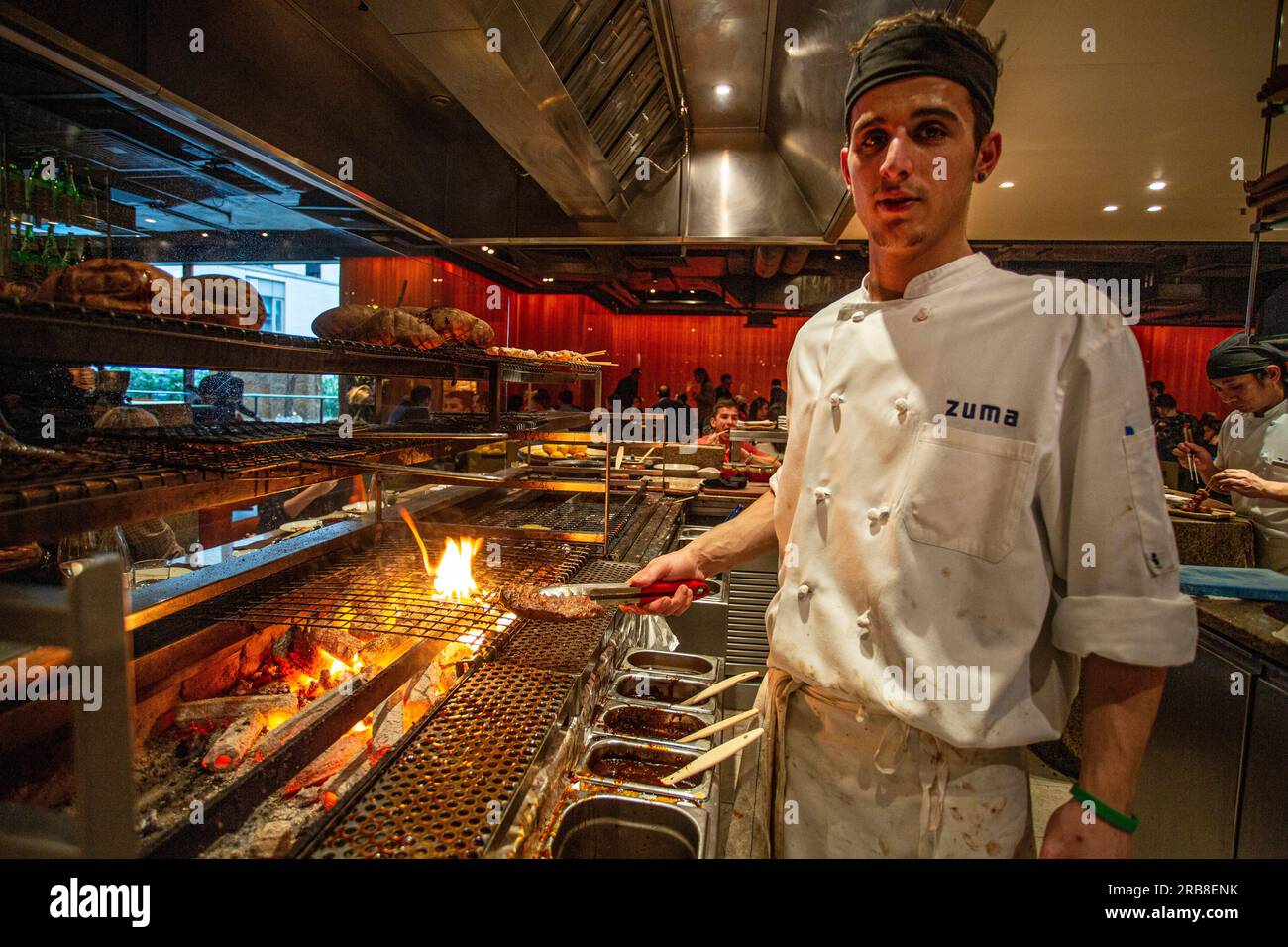Zuma Restaurant in London Knightsbridge Stock Photo - Alamy