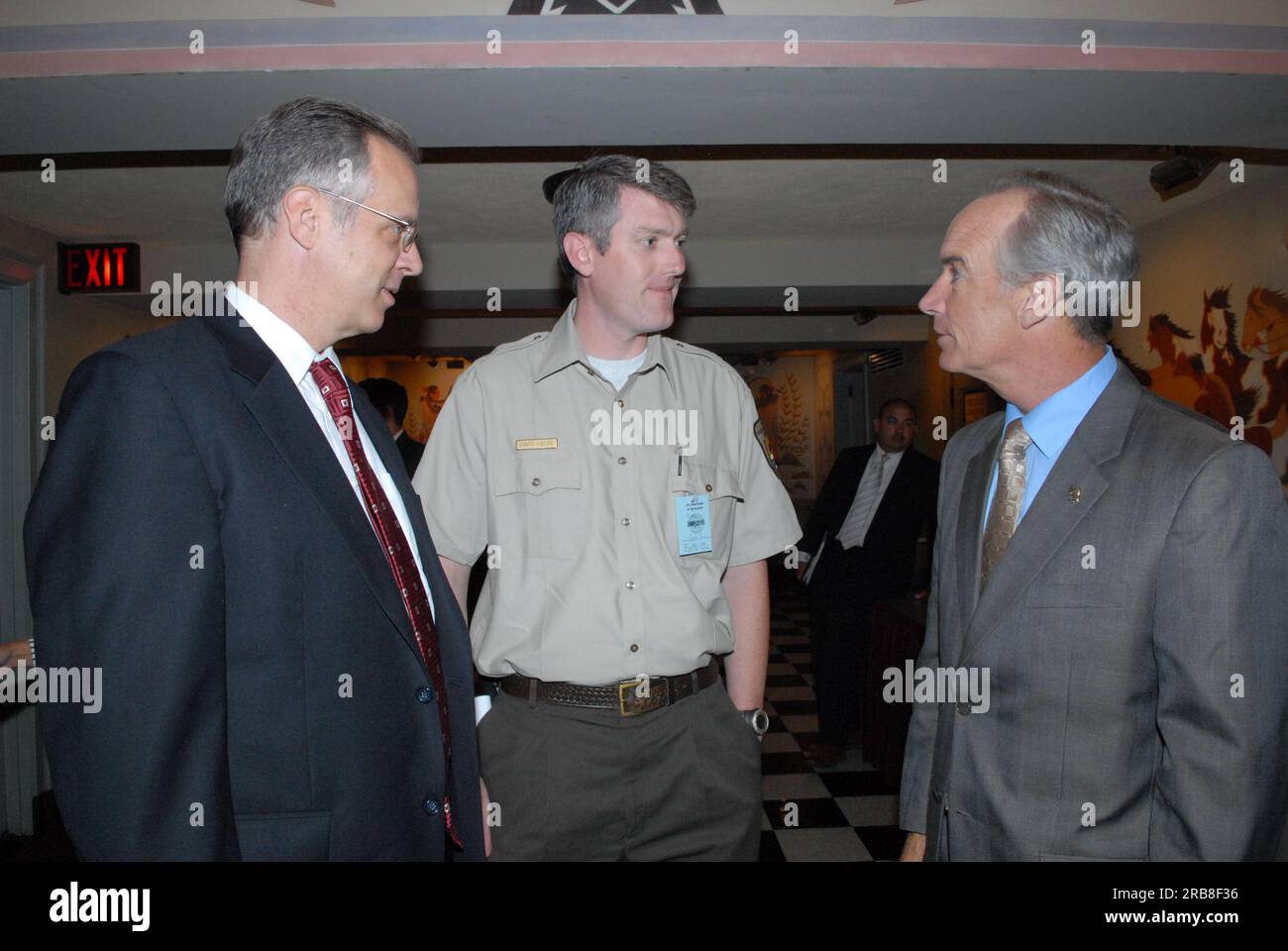 Signing ceremony, at Main Interior, for the annual funding agreement ...