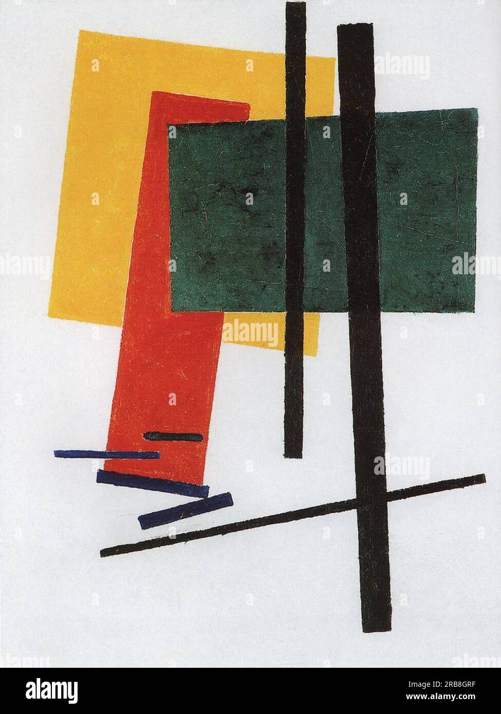 Suprematism 1915 by Kazimir Malevich Stock Photo - Alamy