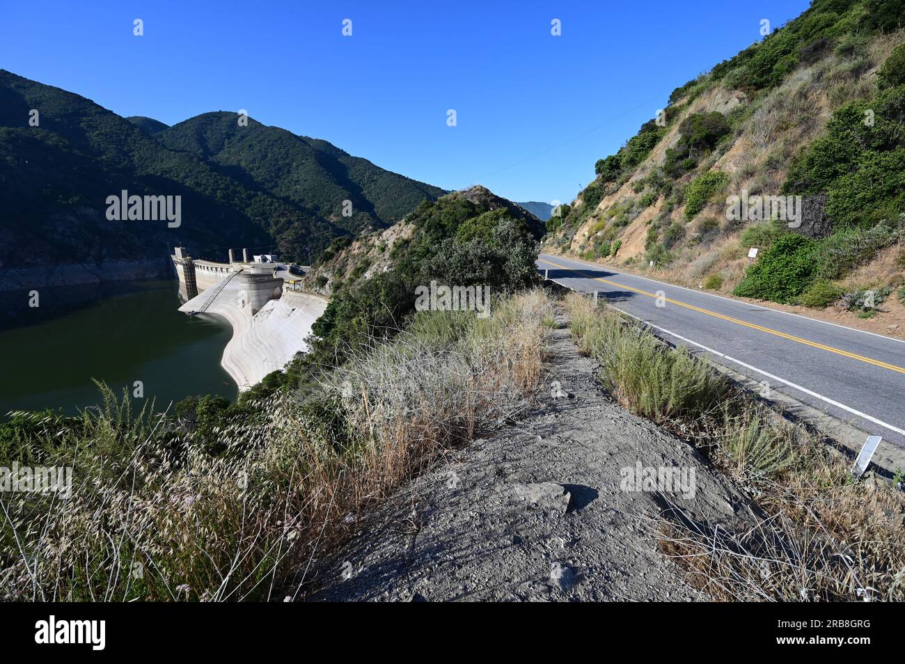 Morris Dam (officially the Samuel B. Morris Dam) is a concrete gravity ...