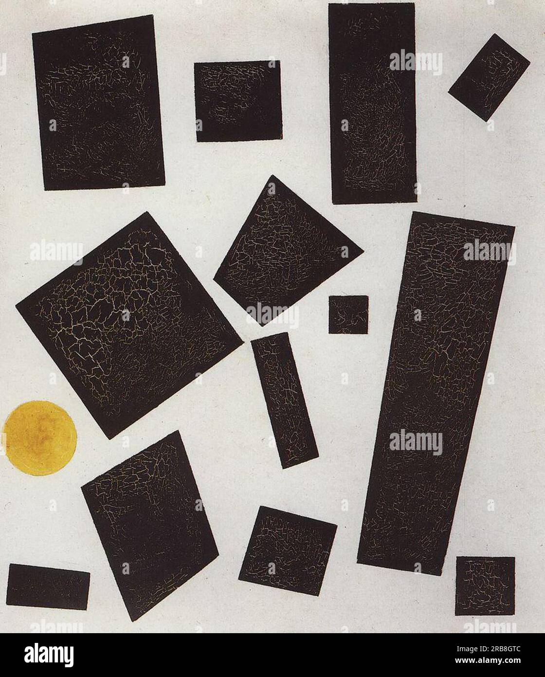 Suprematism 1915 by Kazimir Malevich Stock Photo - Alamy