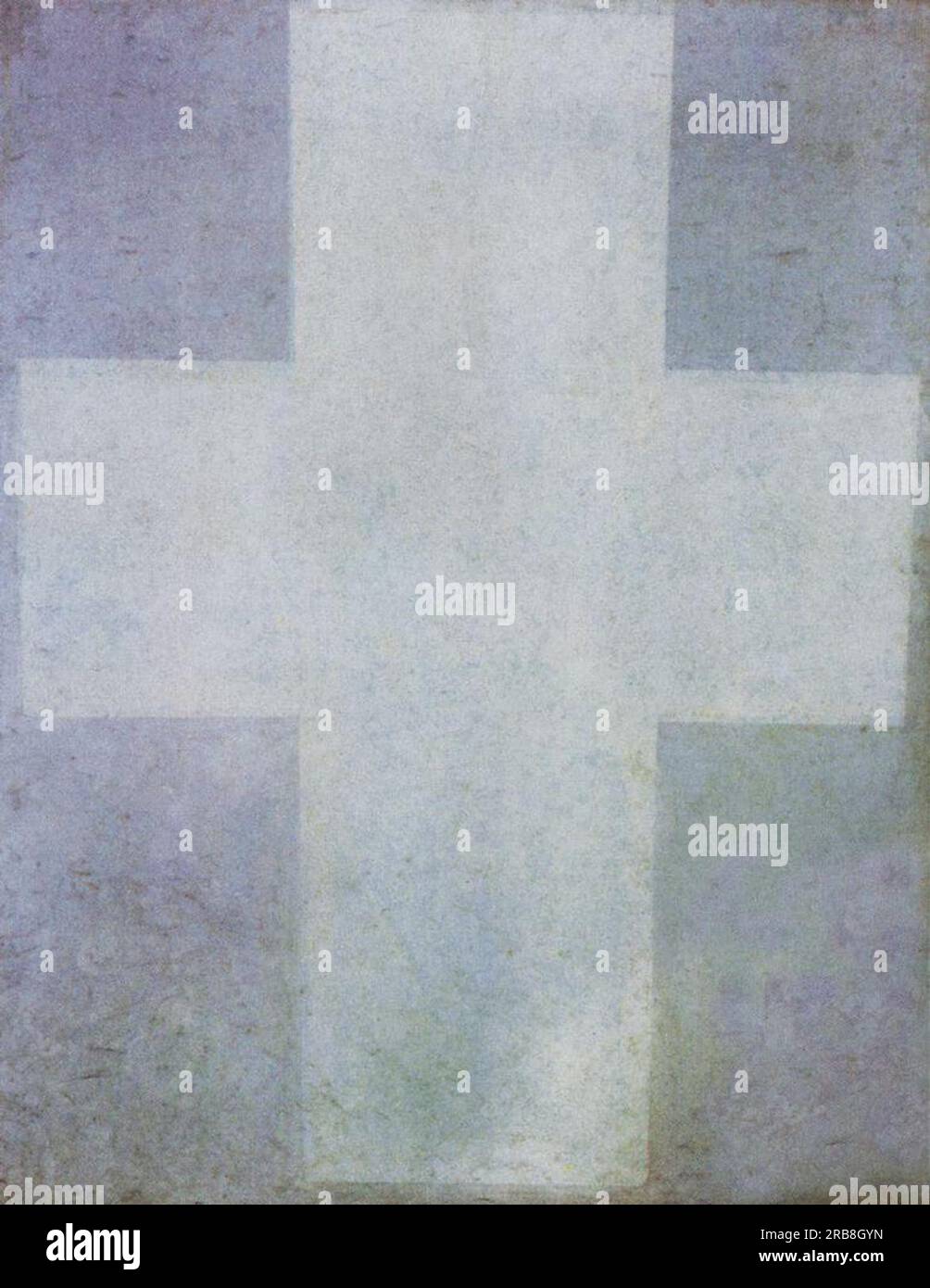 The White Cross 1927 by Kazimir Malevich Stock Photo - Alamy