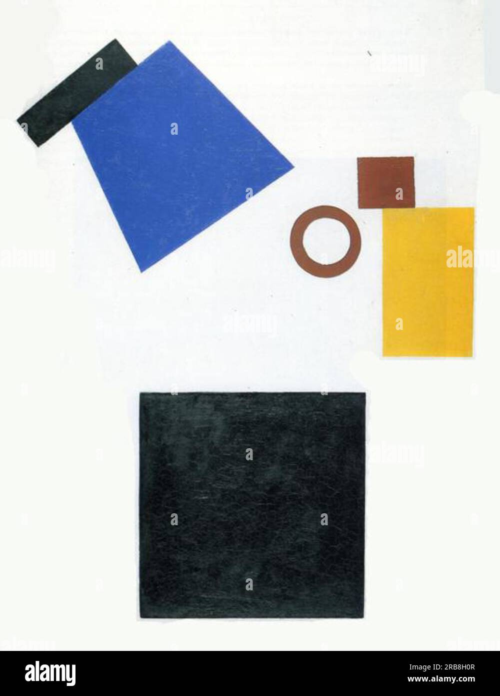Suprematism. Two Dimensional Self Portrait 1915 by Kazimir Malevich ...