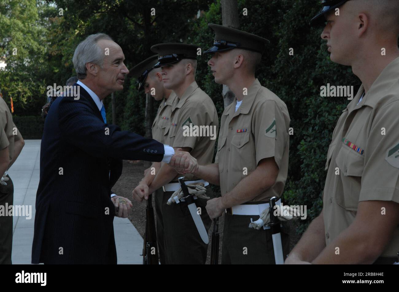 Visit of Secretary Dirk Kempthorne to the Marine Barracks, Washington ...