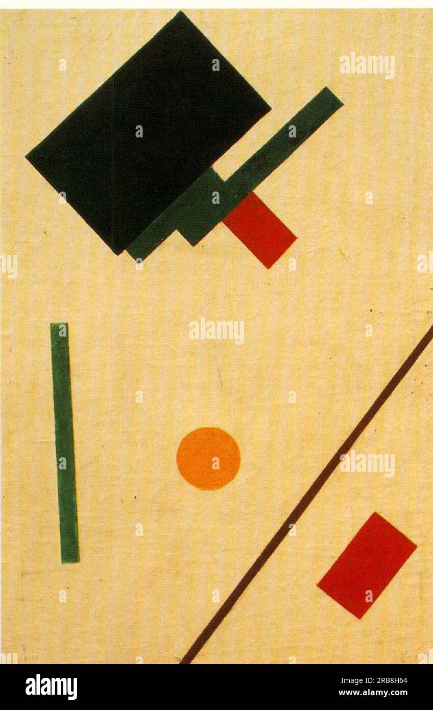 Suprematist Composition 1916 by Kazimir Malevich Stock Photo - Alamy