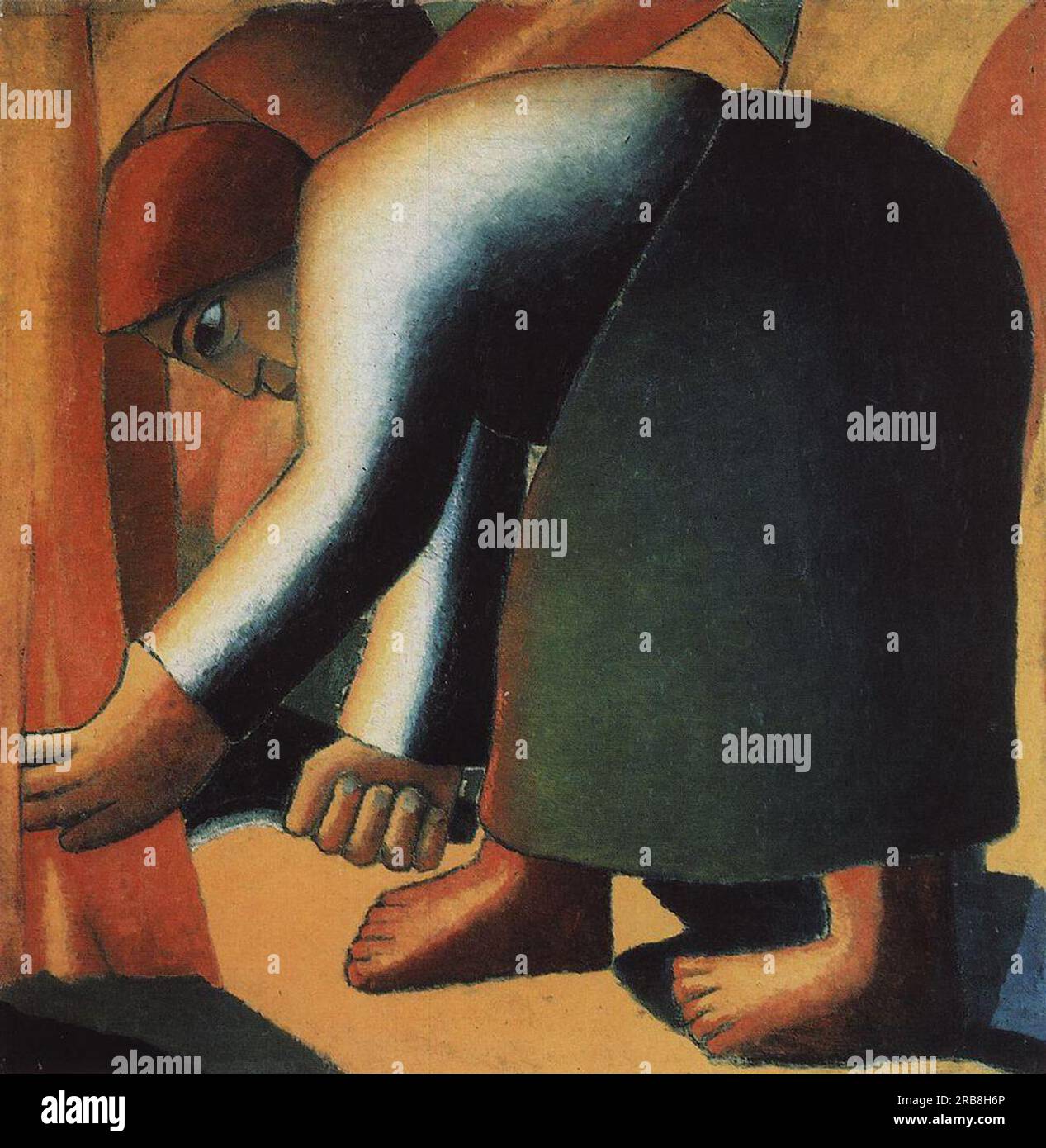 Painting malevich reaper hi-res stock photography and images - Alamy