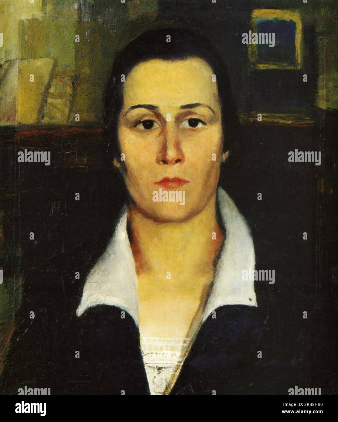 Portrait of a Woman 1934 by Kazimir Malevich Stock Photo - Alamy