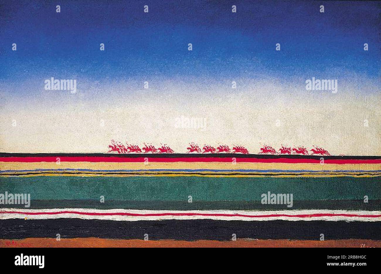 Red Cavalry 1932 by Kazimir Malevich Stock Photo - Alamy