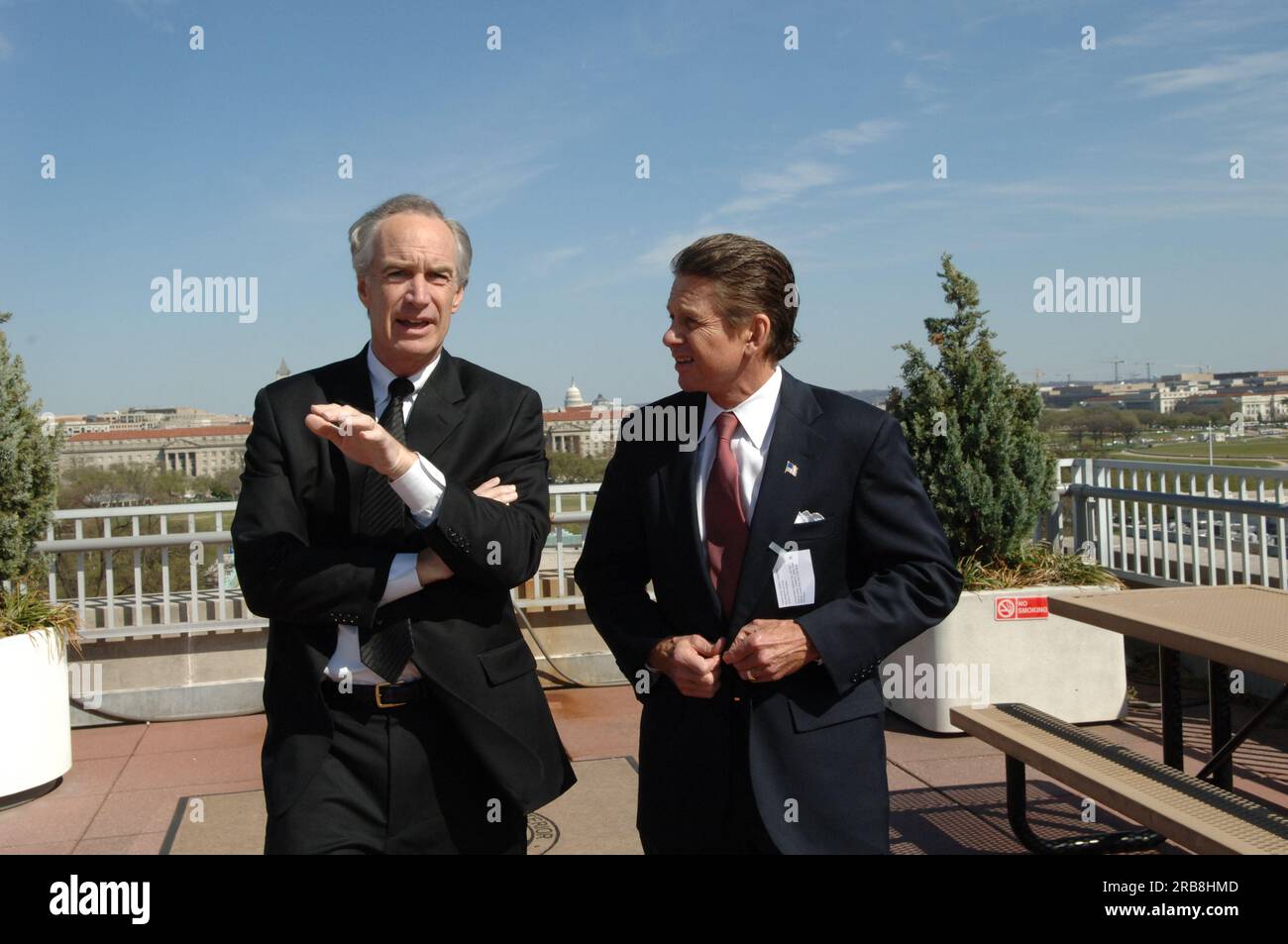 Secretary Dirk Kempthorne meeting at Main Interior with Trust for the ...