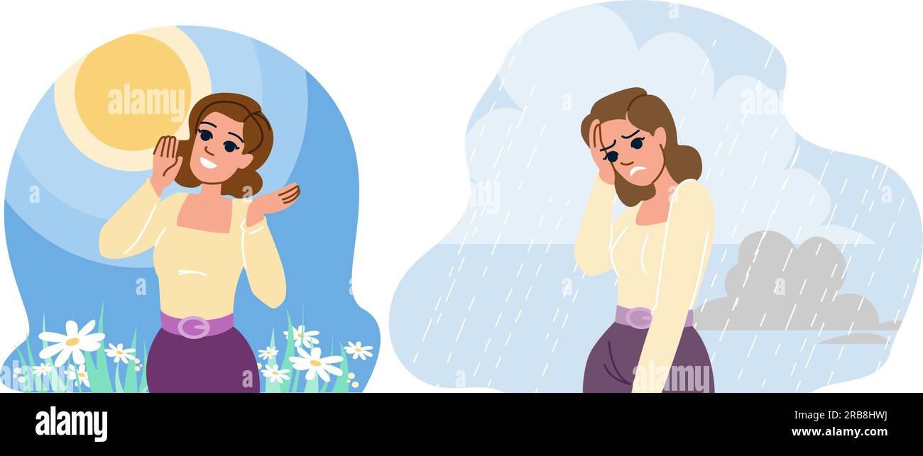 face sad happy mood woman vector Stock Vector Image & Art - Alamy