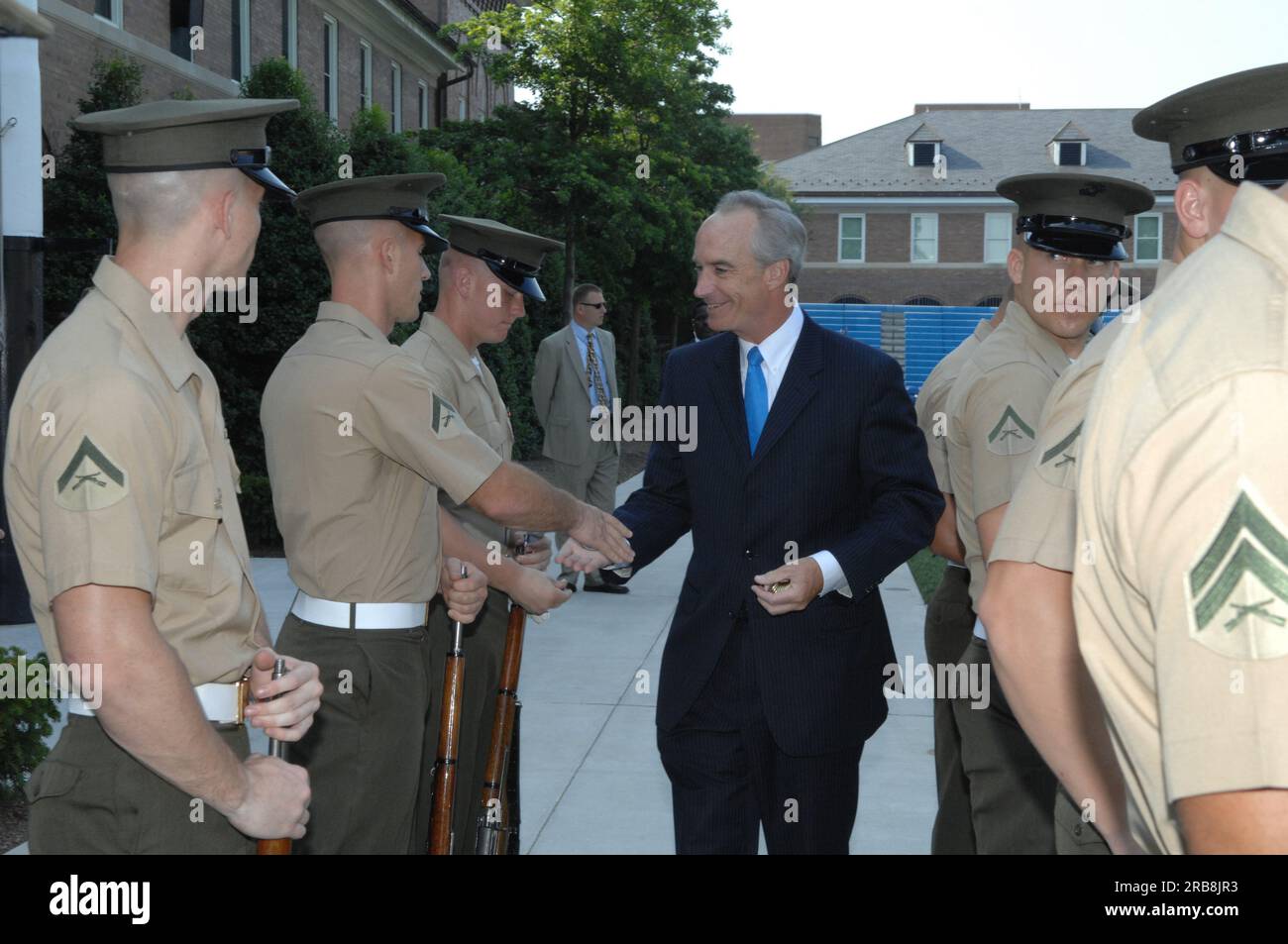 Visit of Secretary Dirk Kempthorne to the Marine Barracks, Washington ...