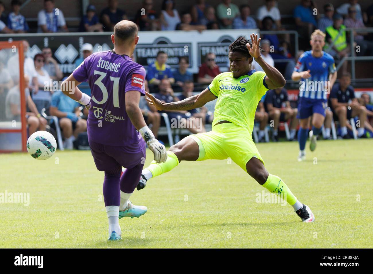 Axel, Netherlands. 08th July, 2023. Gent's Gift Emmanuel Orban pictured ...