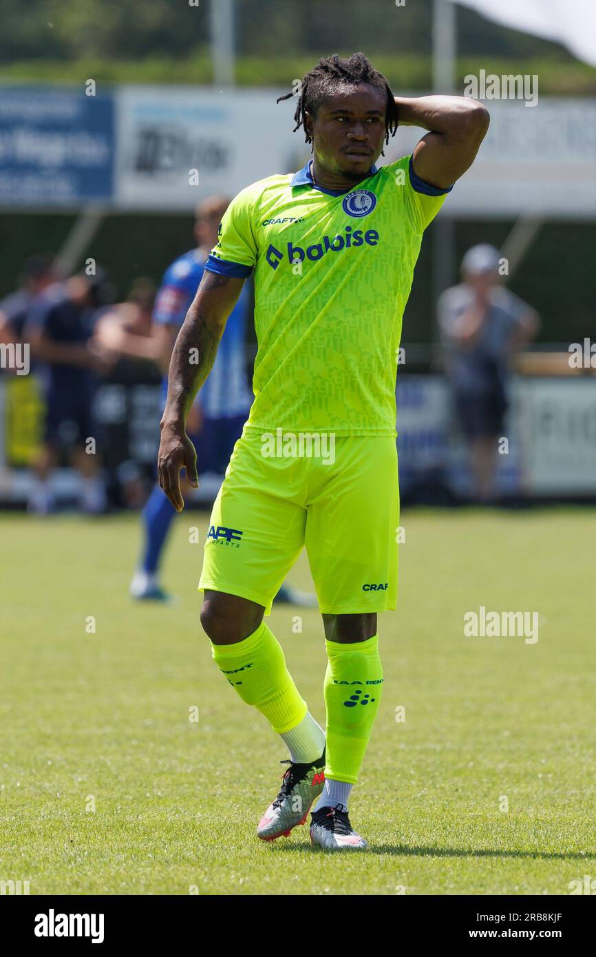 Axel, Netherlands. 08th July, 2023. Gent's Gift Emmanuel Orban pictured ...