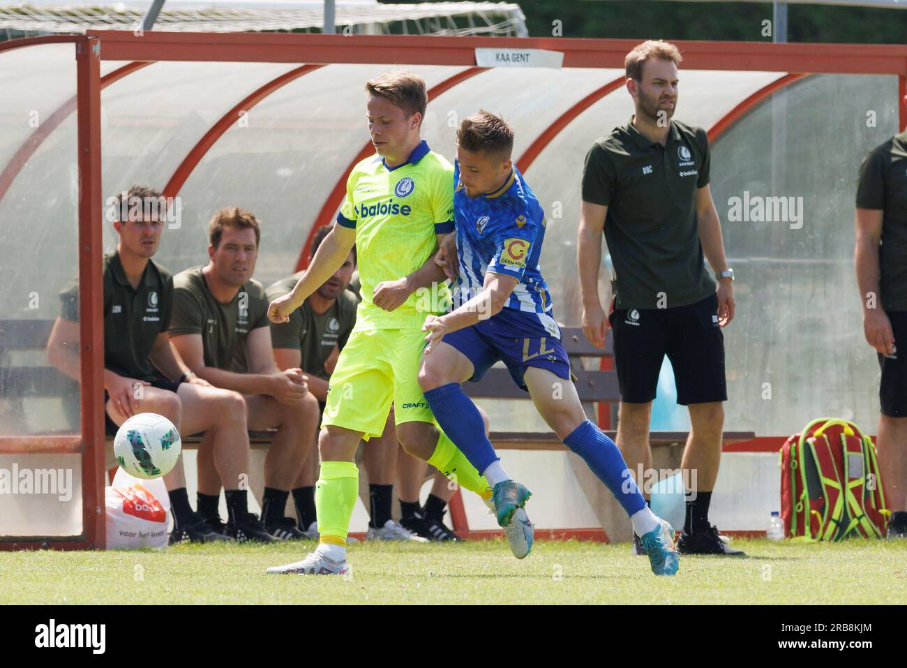Axel, Netherlands. 08th July, 2023. Gent's Matisse Samoise pictured in ...
