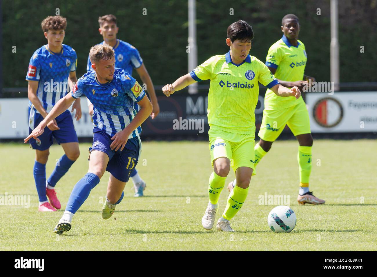 Axel, Netherlands. 08th July, 2023. Gent's Huyun-Seok Hong pictured in ...
