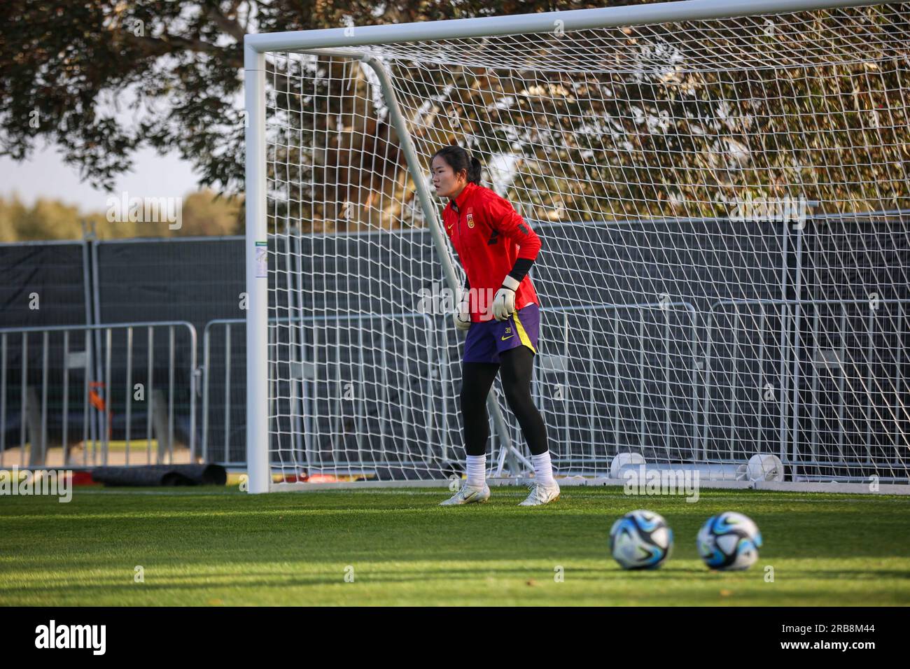 Adelaide, Australia. 8th July, 2023. Goalkeeper Pan Hongyan of China ...