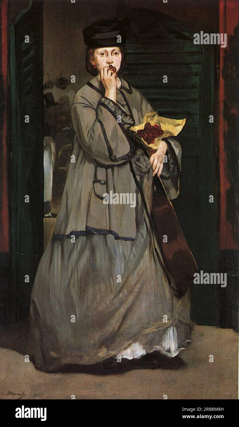 Street Singer c.1862; Paris, France by Edouard Manet Stock Photo - Alamy