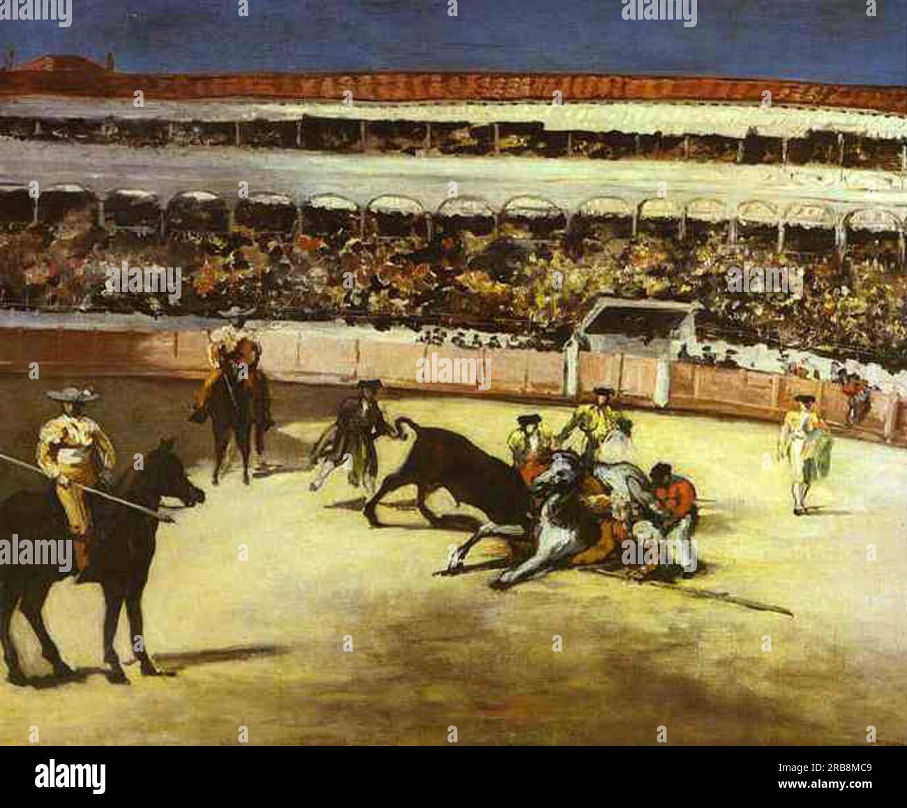 Bull-fighting scene 1866; Paris, France by Edouard Manet Stock Photo ...
