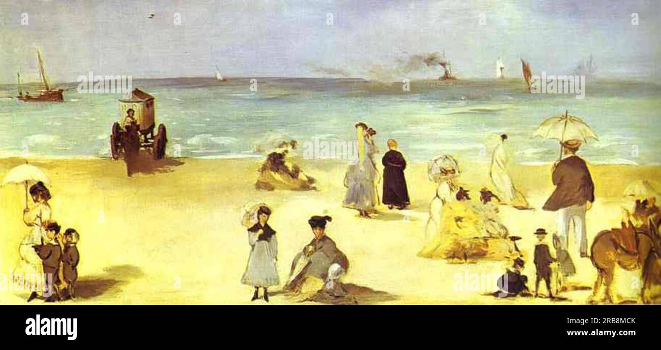 Edouard manet beach painting hi-res stock photography and images - Alamy